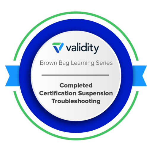 Session #2: Brown Bag Learning Series - Validity Academy